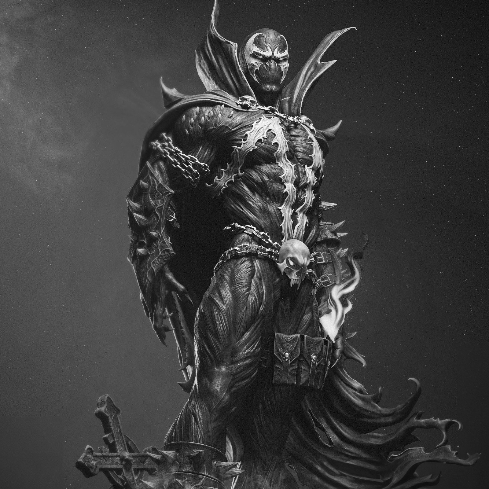 Spawn Resin Model - Etsy