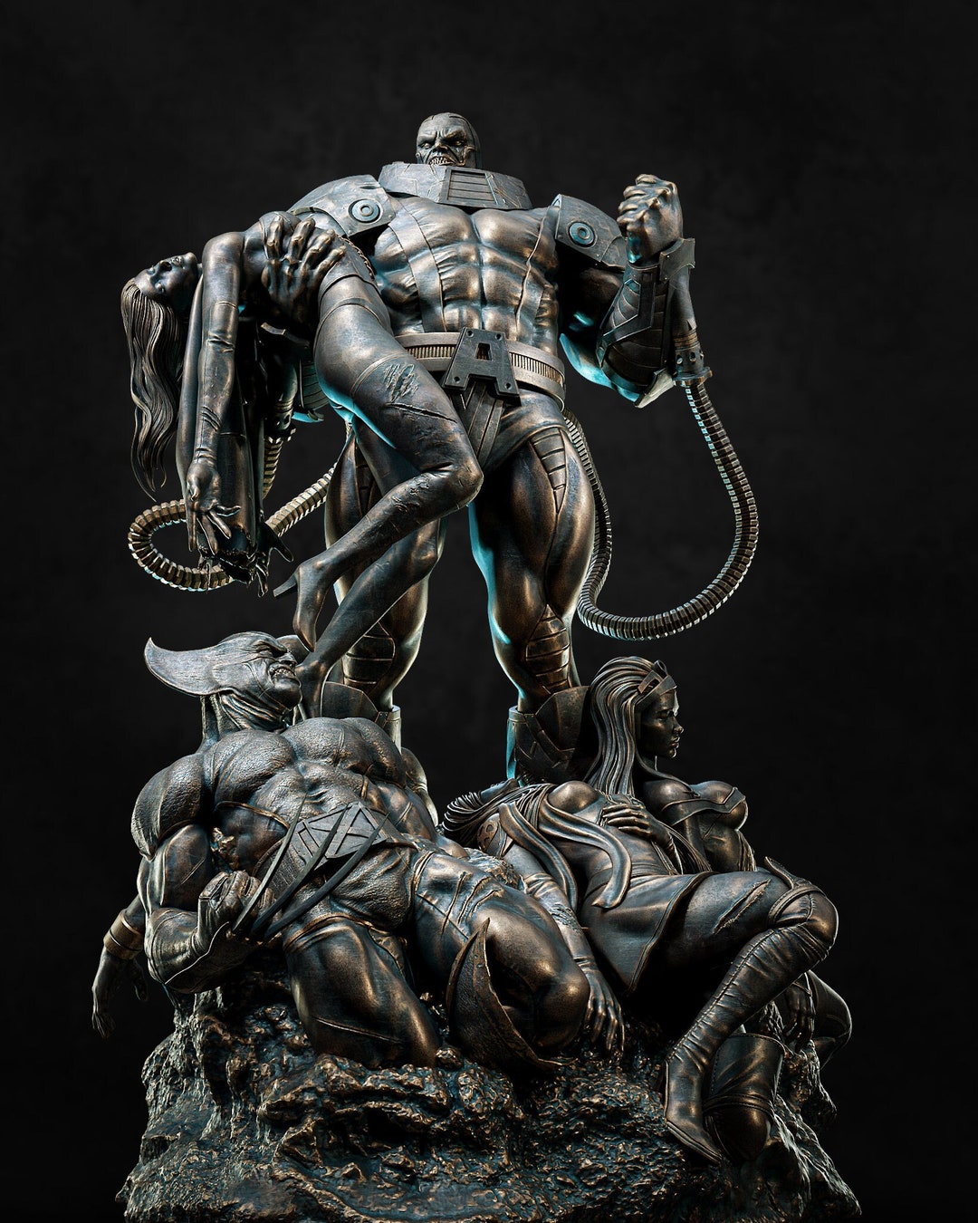 X-men Apocalypse Diorama Resin Model - Etsy