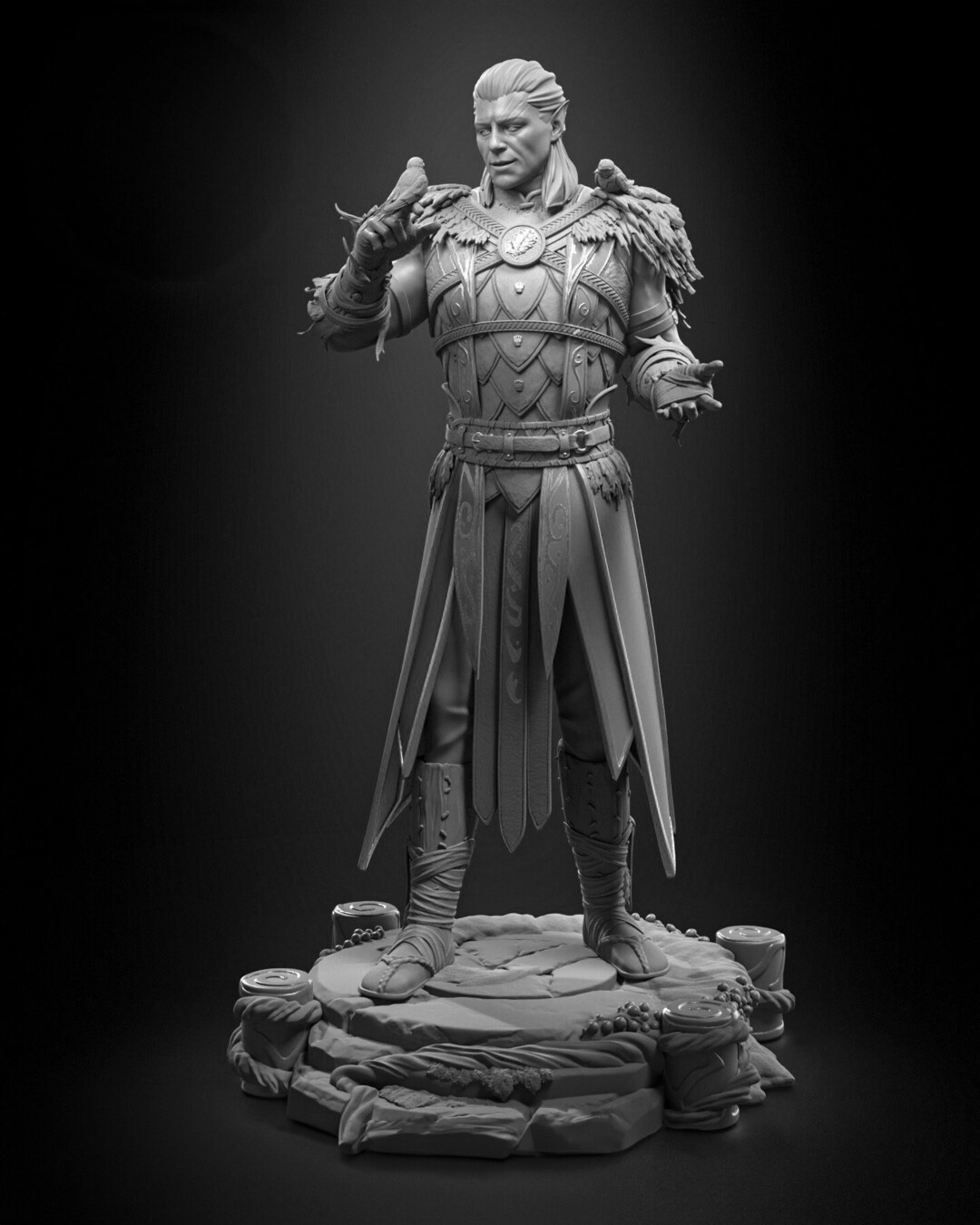 Baldurs Gate Halsin Resin Model - Etsy