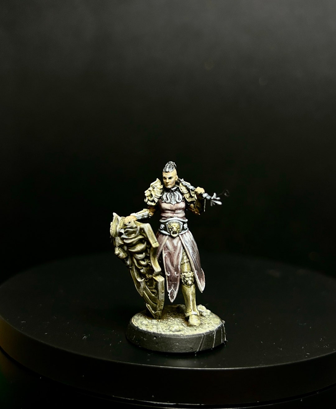 Human Warrior Paladin Cleric Miniature / Dungeons and - Etsy