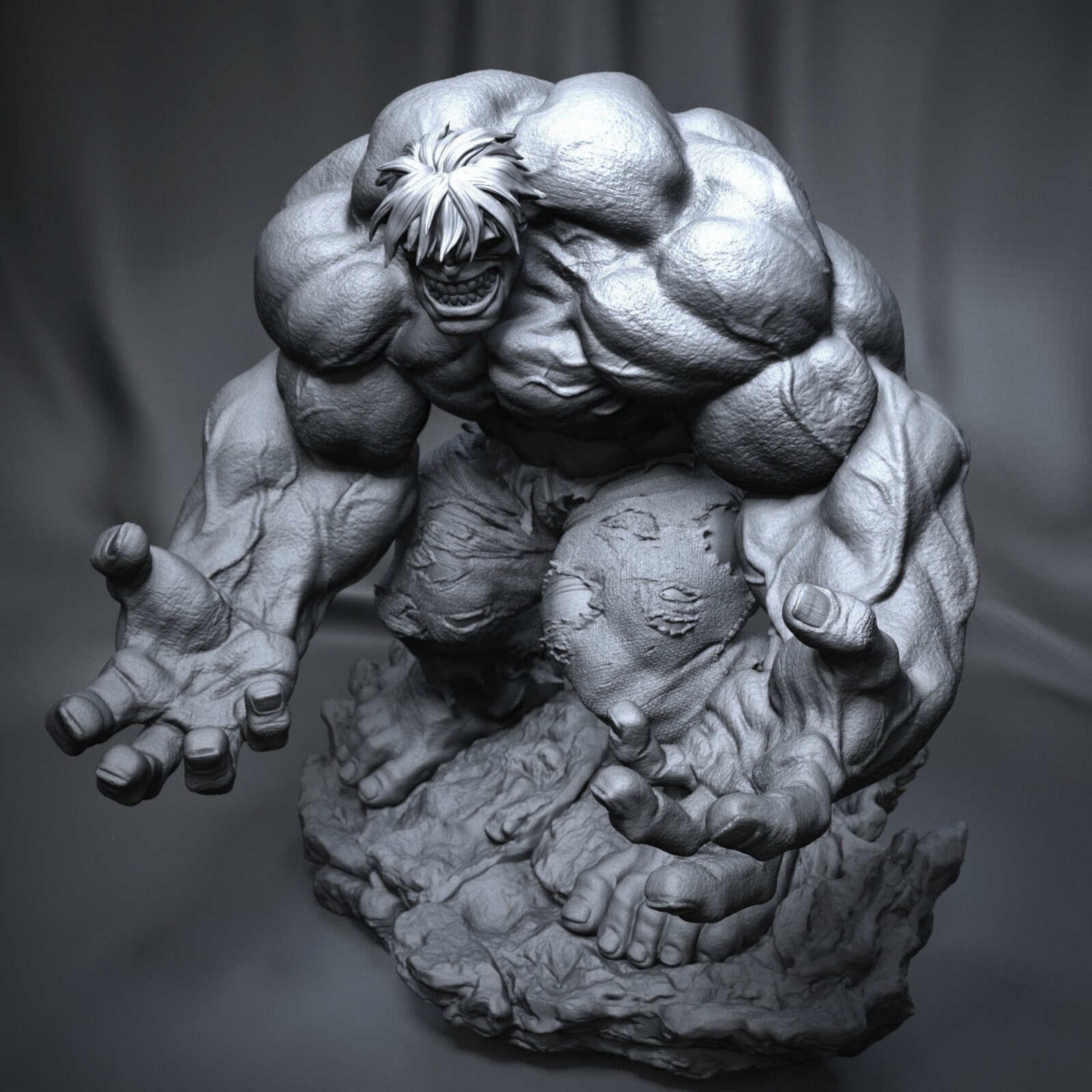The Hulk Resin Model - Etsy