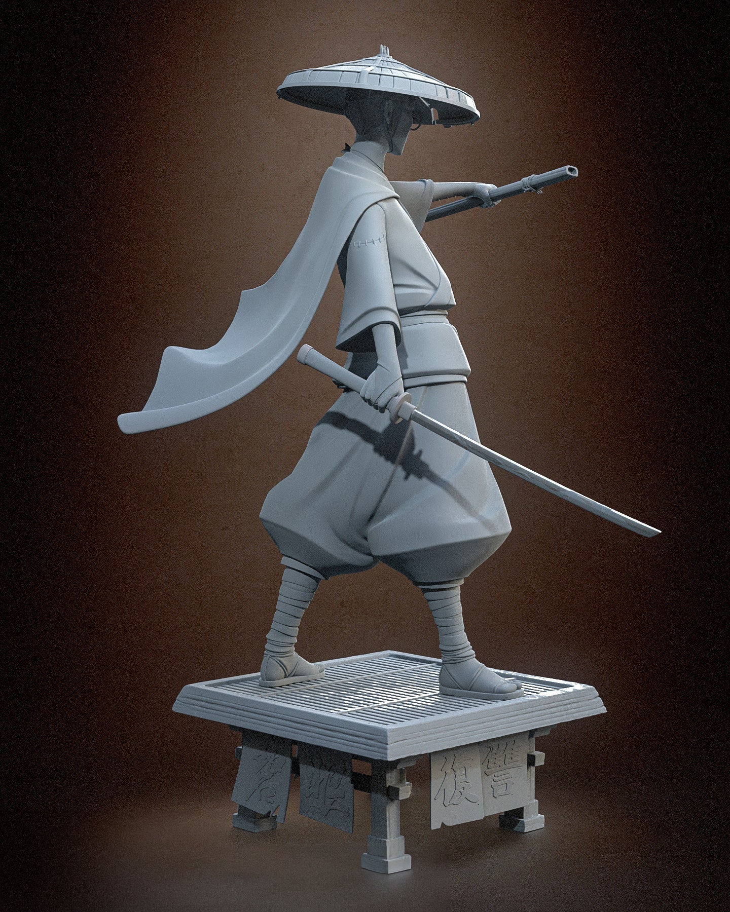 Mizu - Blue Eye Samurai Resin Model - Etsy