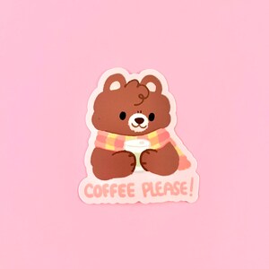 Coffee Please! - Sticker - Laptop Decal - Etsy