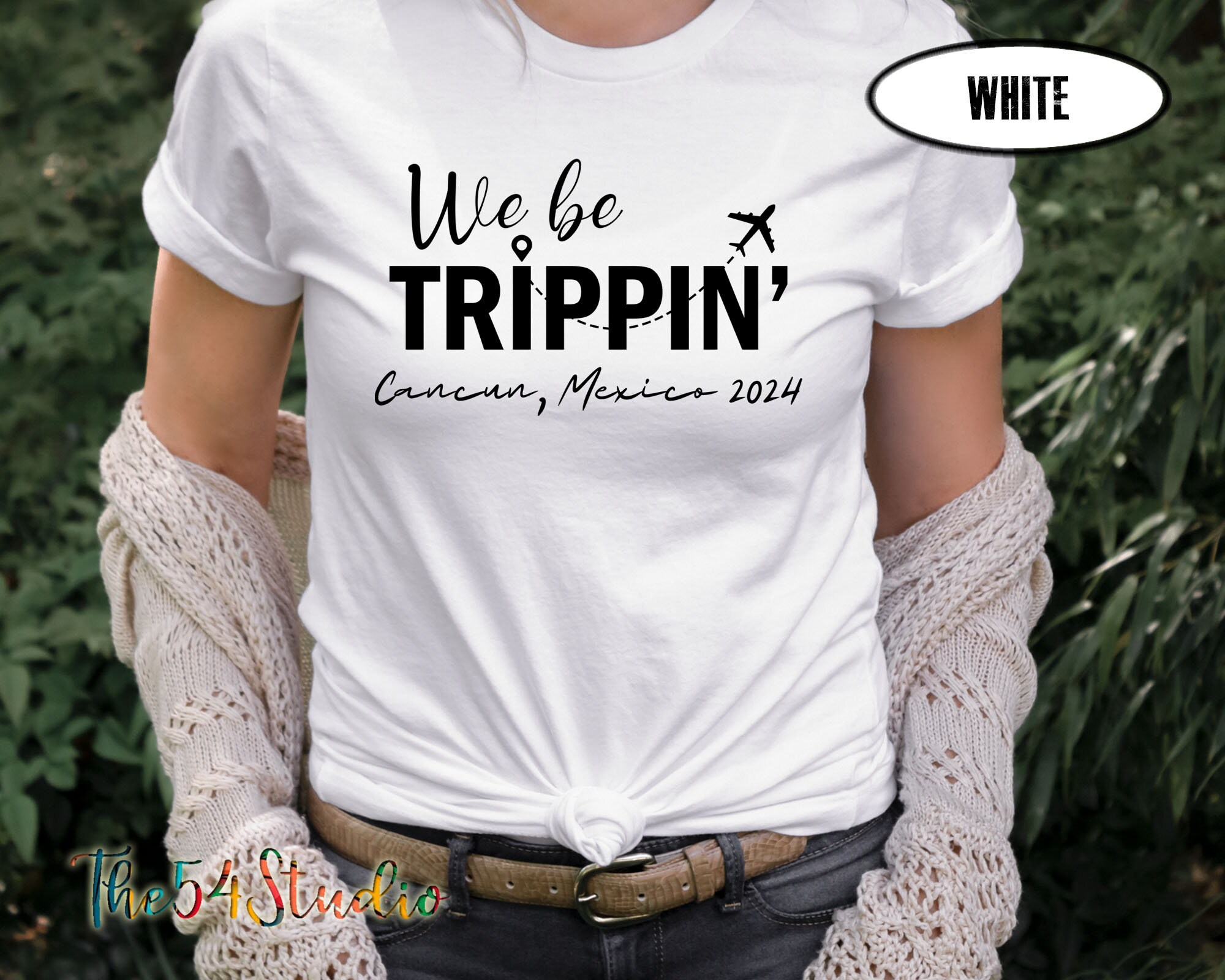 We Be Trippin' T-shirt: Girls Trip Matching Vacation Shirt - Etsy