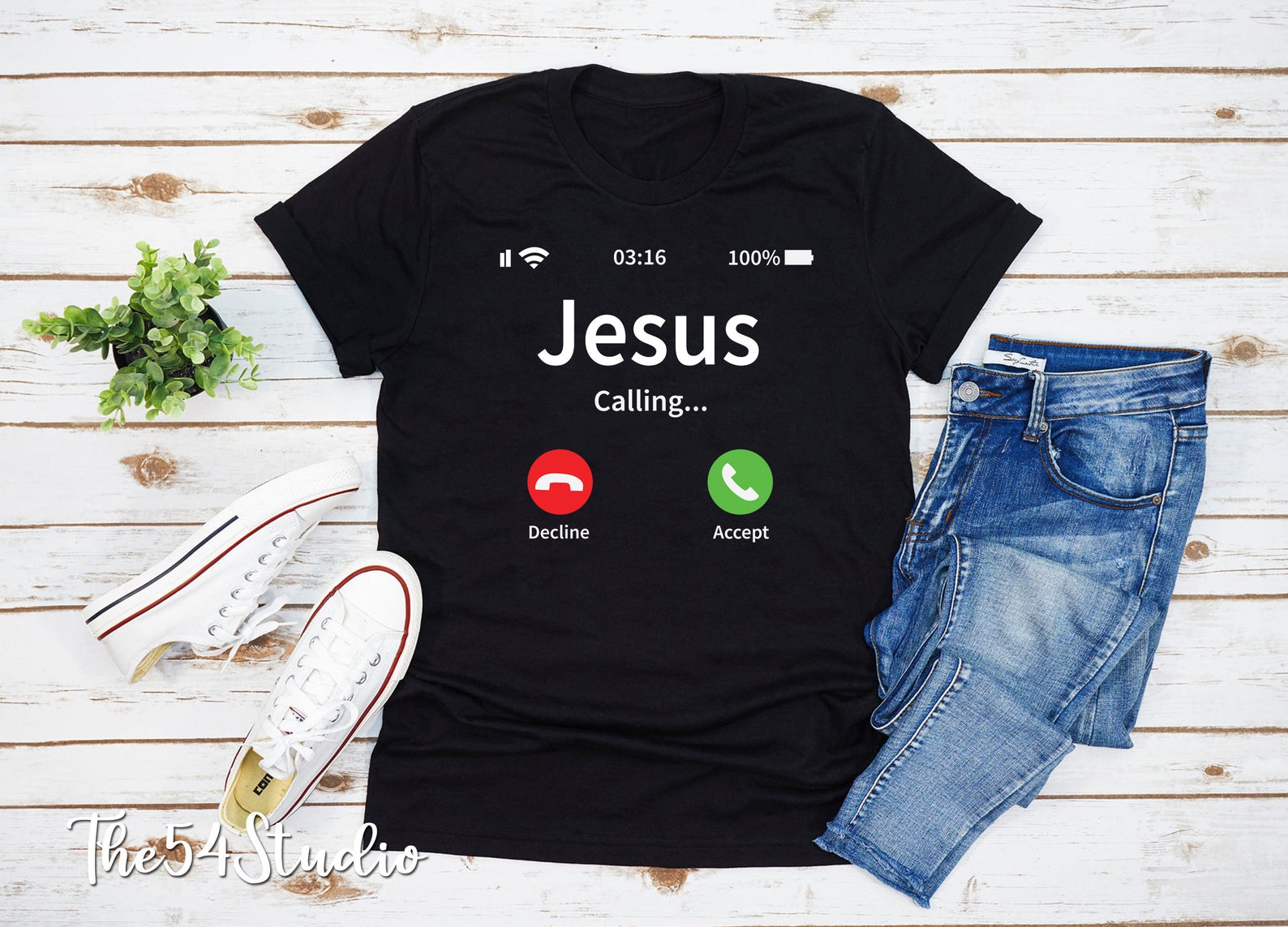 Jésus is Calling Shirt Christian Gift Gift for Pastor Hope | Etsy
