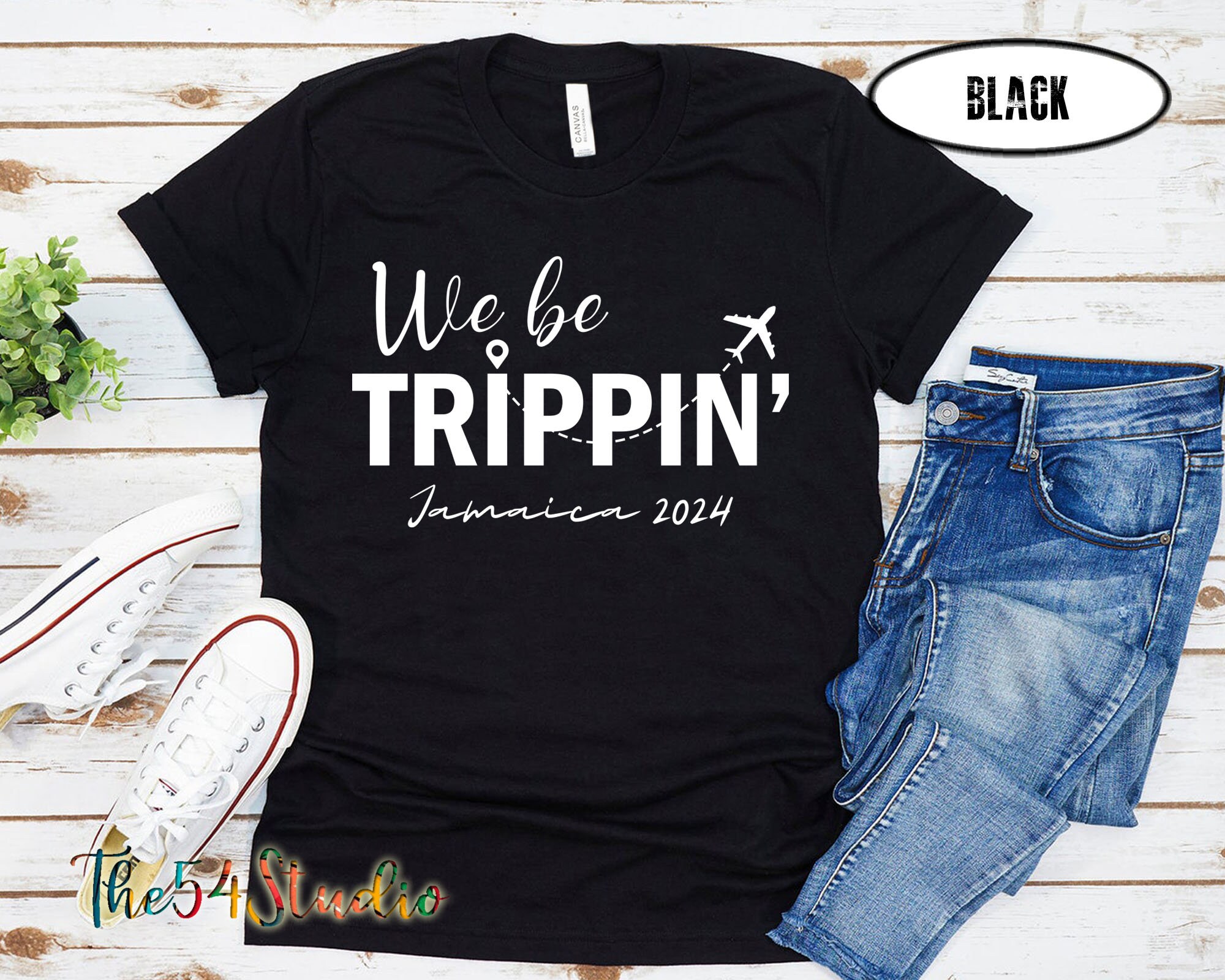 We Be Trippin' T-shirt: Girls Trip Matching Vacation Shirt - Etsy