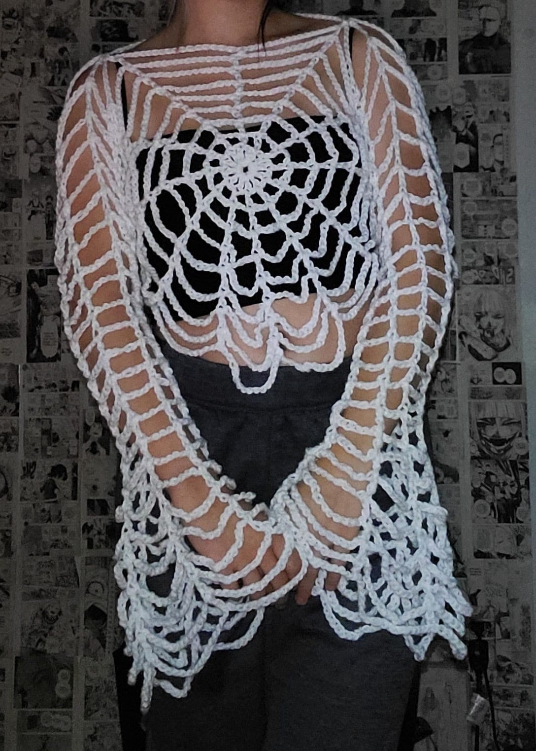 Crochet Spider Web Top - Etsy
