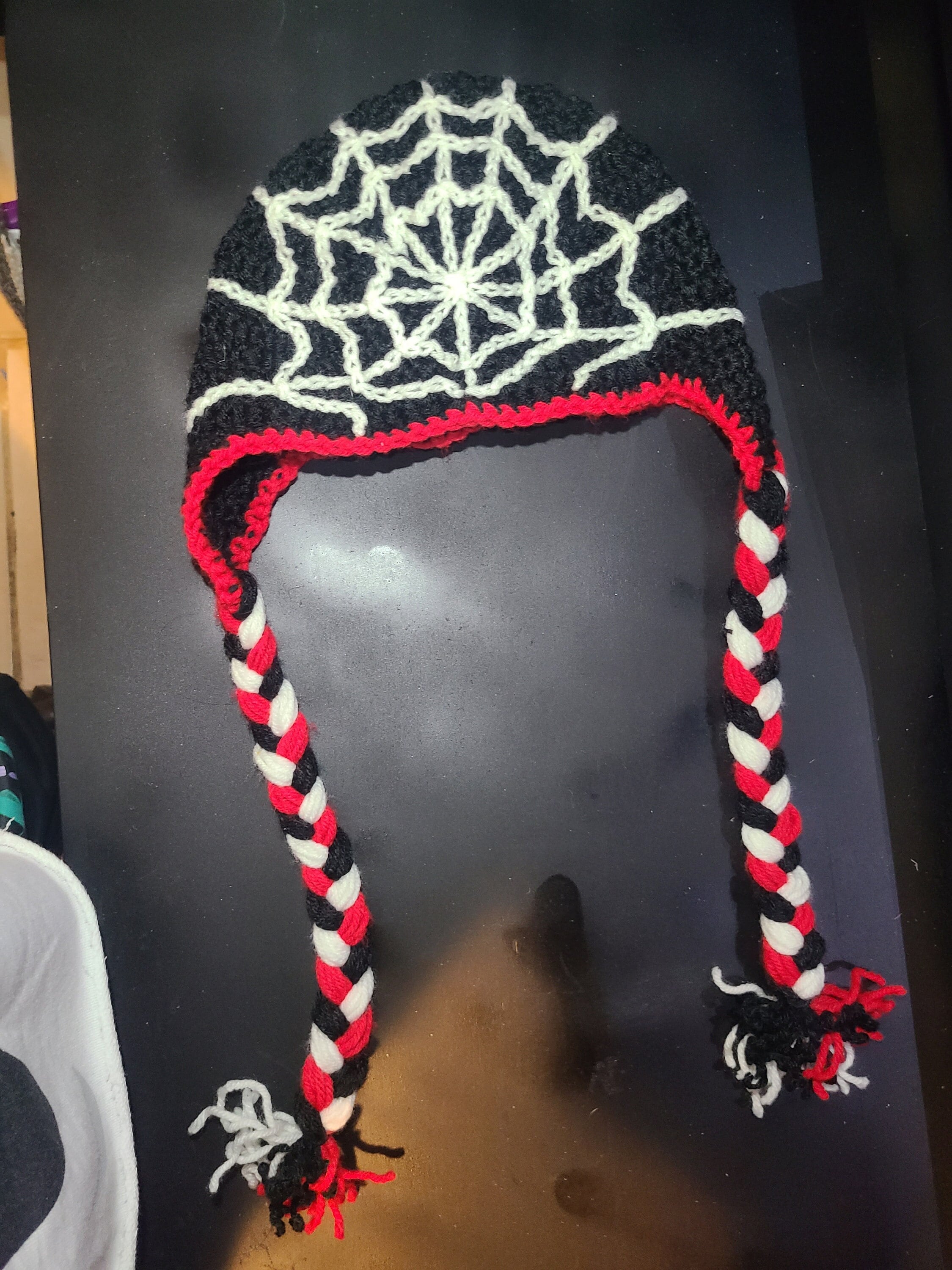 Crochet Spider-man Inspired Hat - Etsy