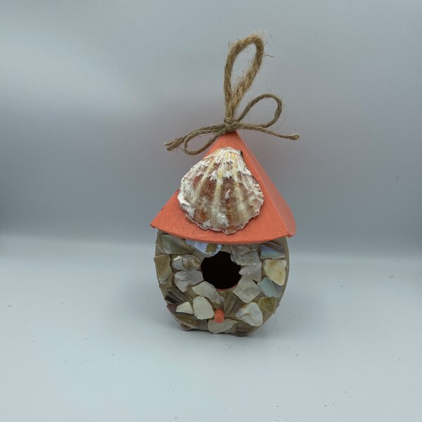 Seashell Birdhouse - Etsy