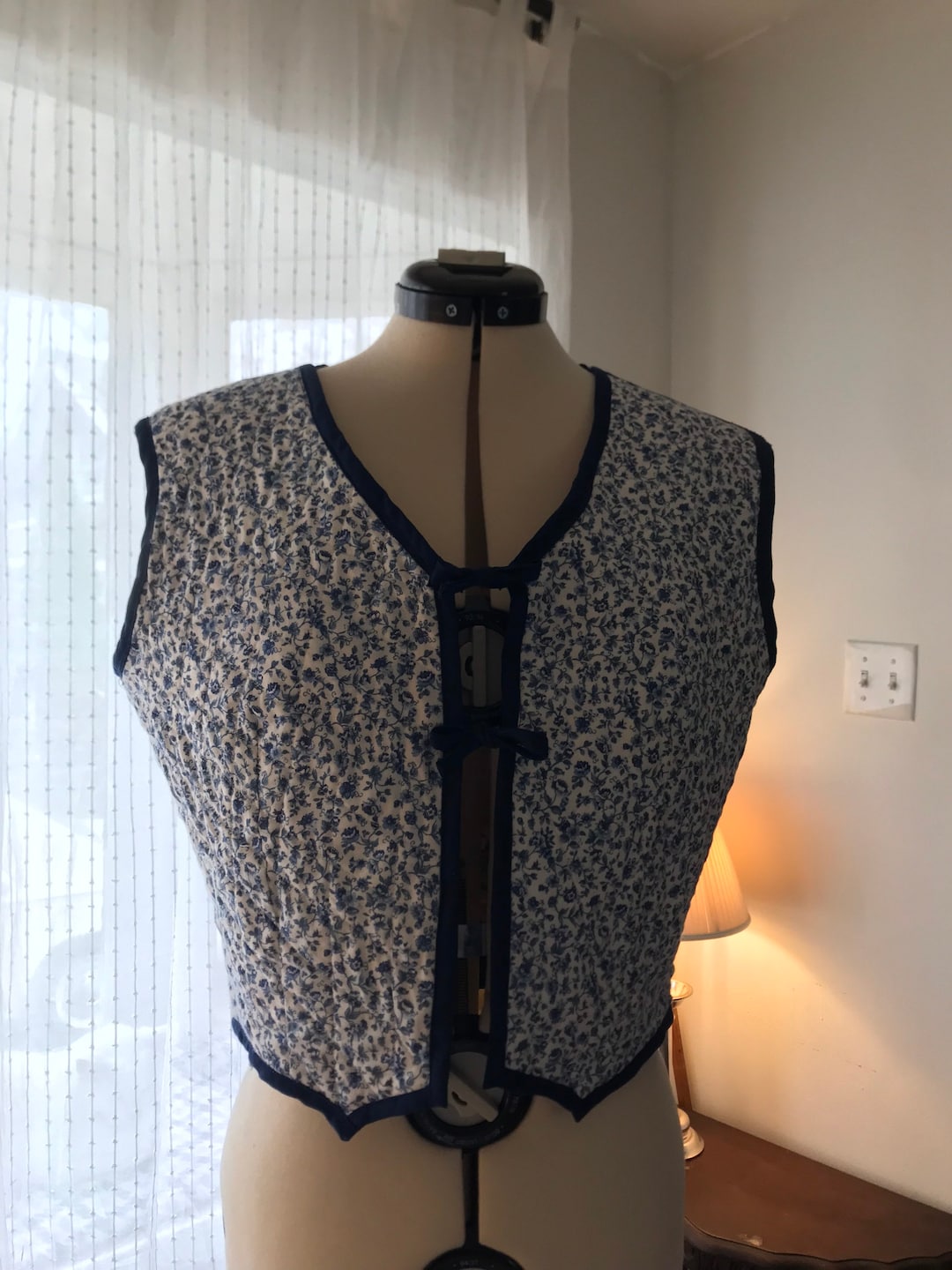 Reversible Quilt Vest handmade - Etsy