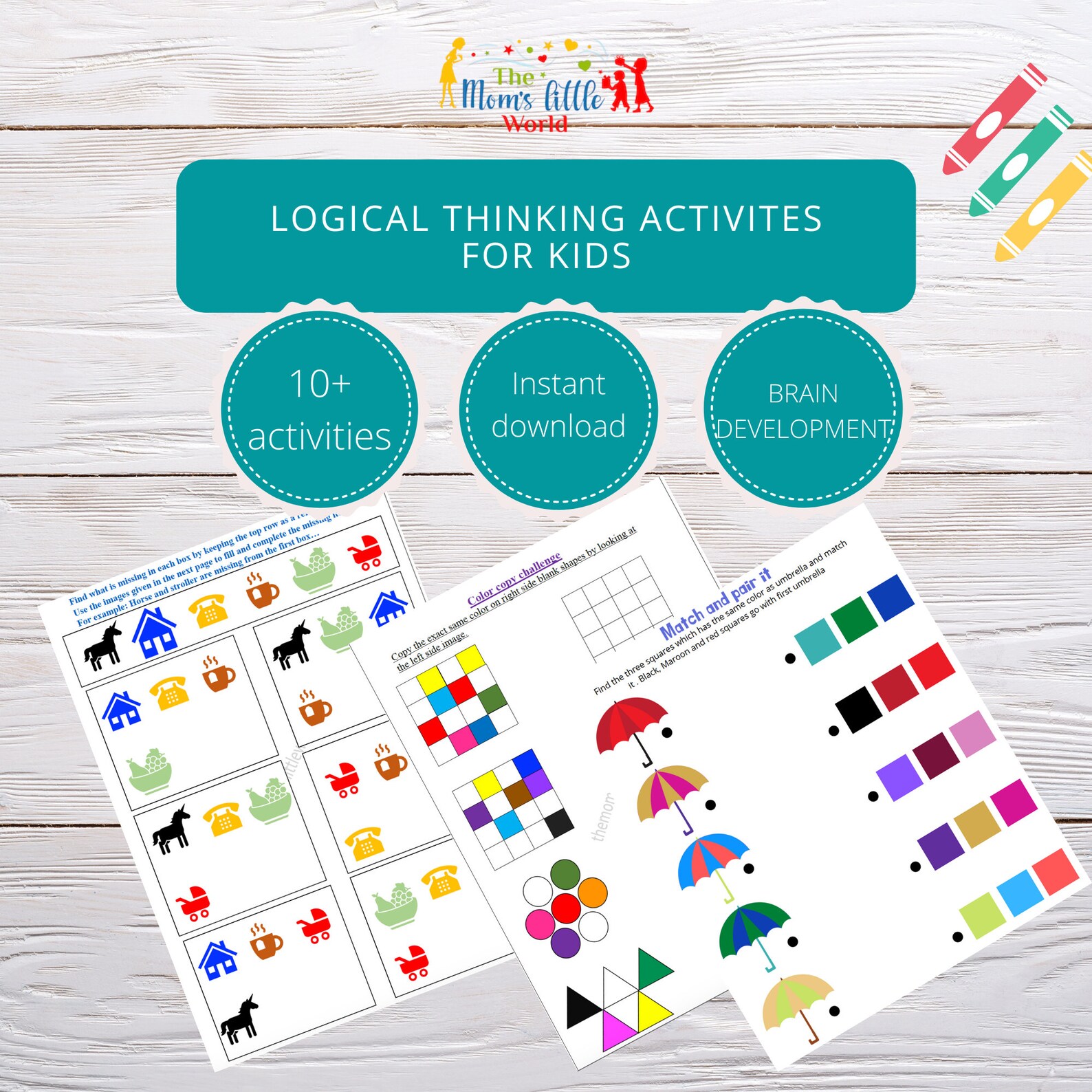 Logical Thinking Printable Worksheets for Preschoolers | Kids Printable ...