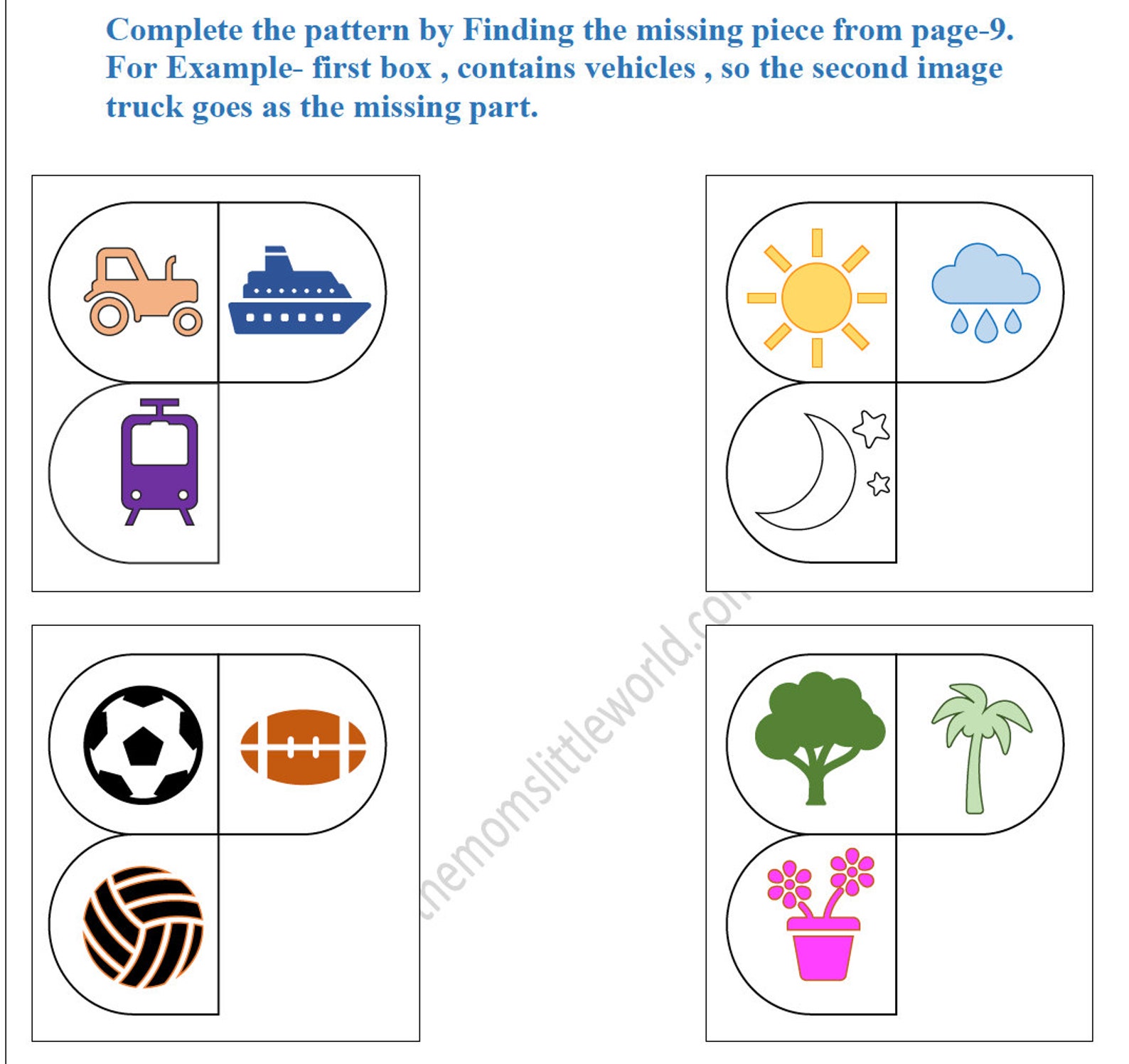 Logical Thinking Printable Worksheets for Preschoolers | Kids Printable ...