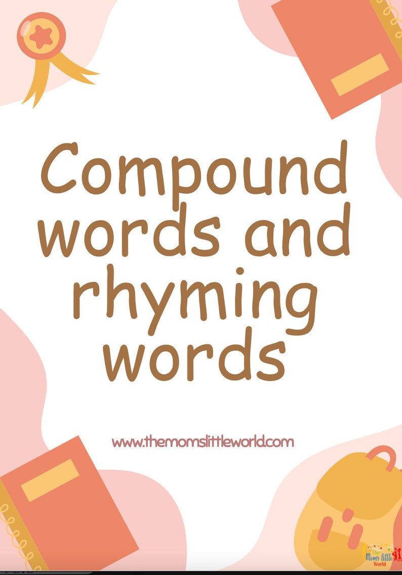 Compound Words | Rhyming Words | Words to Read for Kids | Early ...