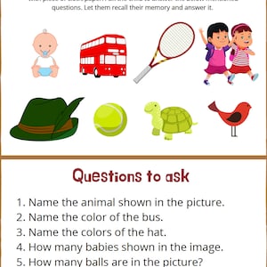 Kids Printable Worksheets-visual Memory Activities - Etsy