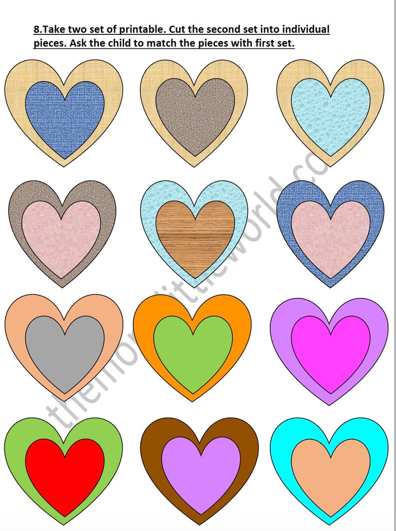 Preschool Visual Stimulation Worksheets | Kids Learning Activity(pdf ...