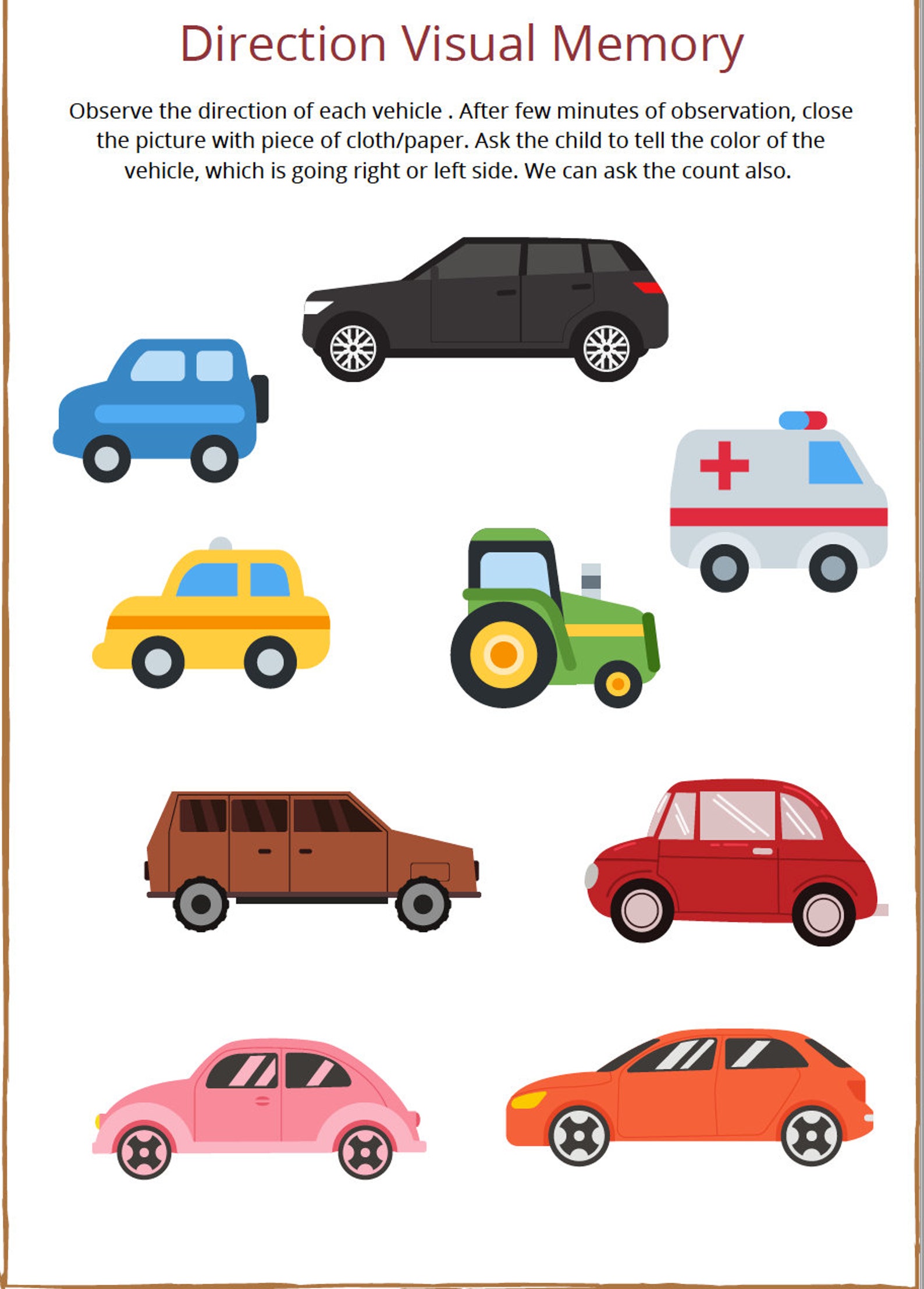 Kids Printable Worksheets-visual Memory Activities - Etsy