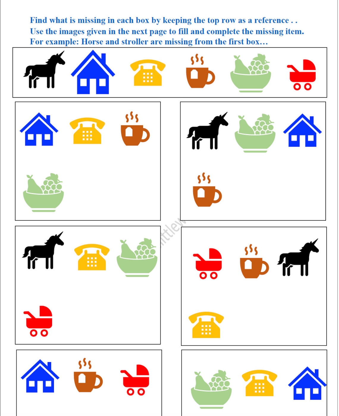 Logical Thinking Printable Worksheets for Preschoolers Kids Printable ...