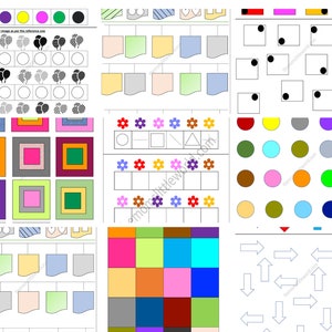Preschool Visual Stimulation Worksheets | Kids Learning Activity(pdf ...