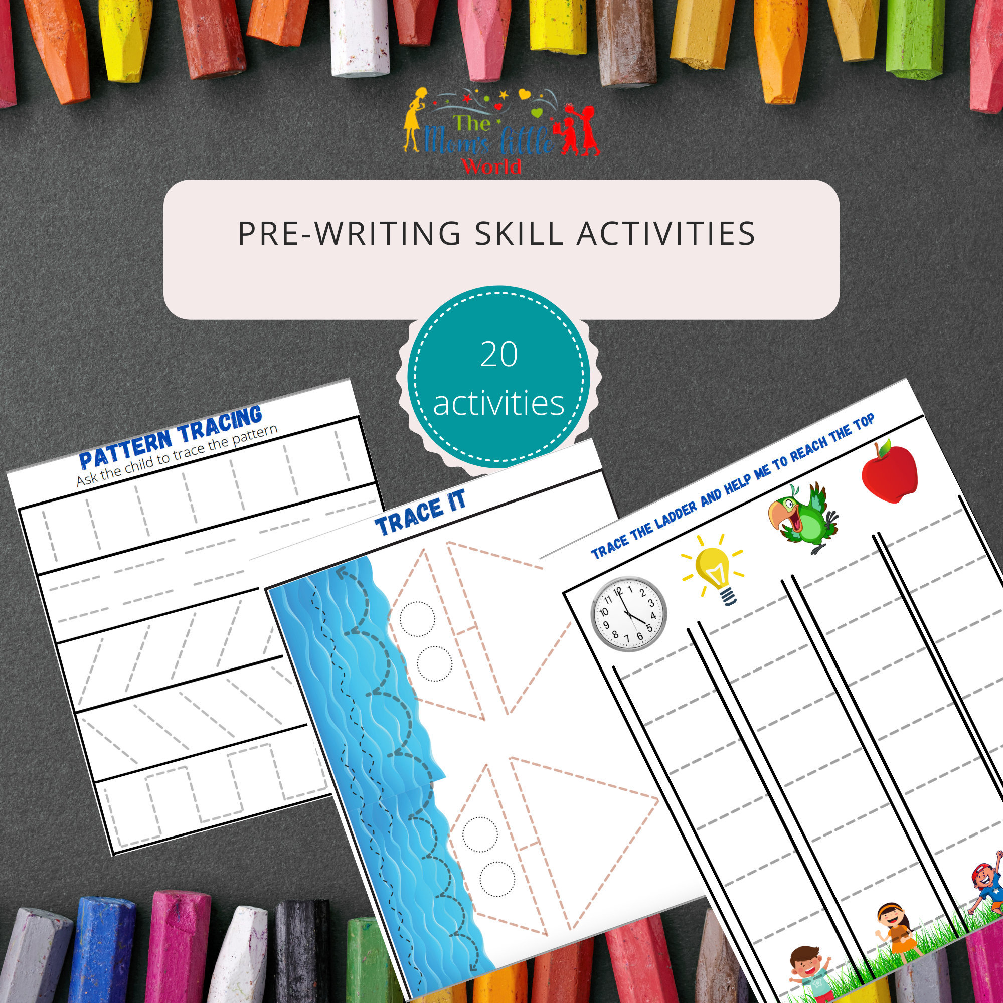 Prewriting Worksheets |prewriting Practice Worksheets|prewriting Skill ...