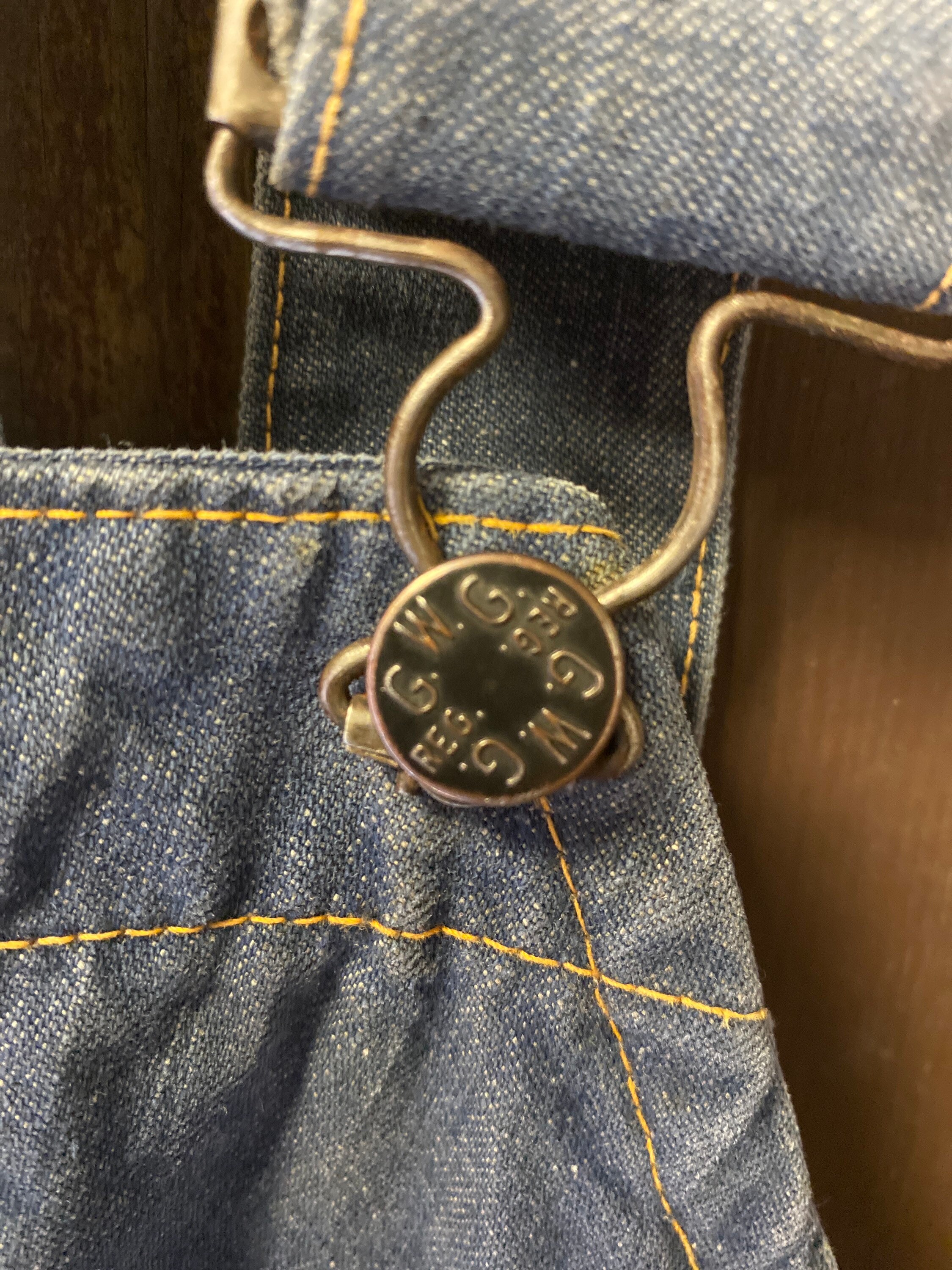 Vintage Workwear Union Made 60s GWG Red Stripe Overalls - Etsy