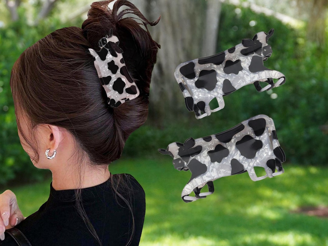 Cow Shaped Claw Clip Hair Claw Y2k Hair Clip - Etsy