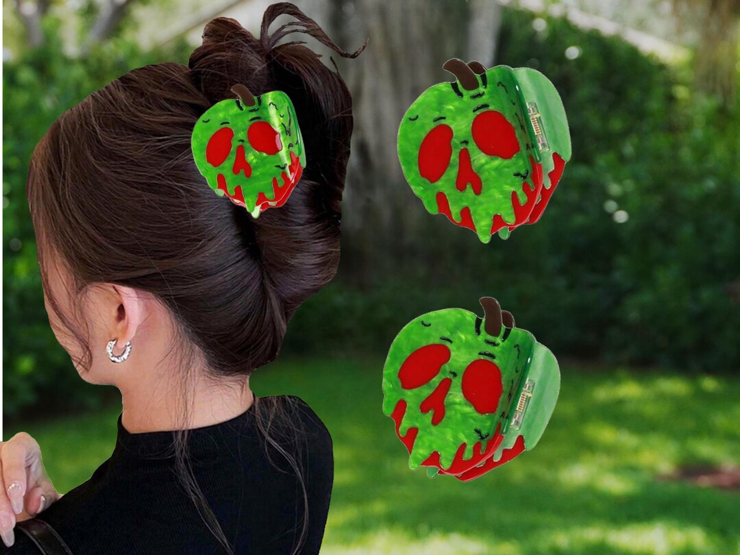 Green Apple Claw Clip Hair Claw Cute Hair Clips - Etsy