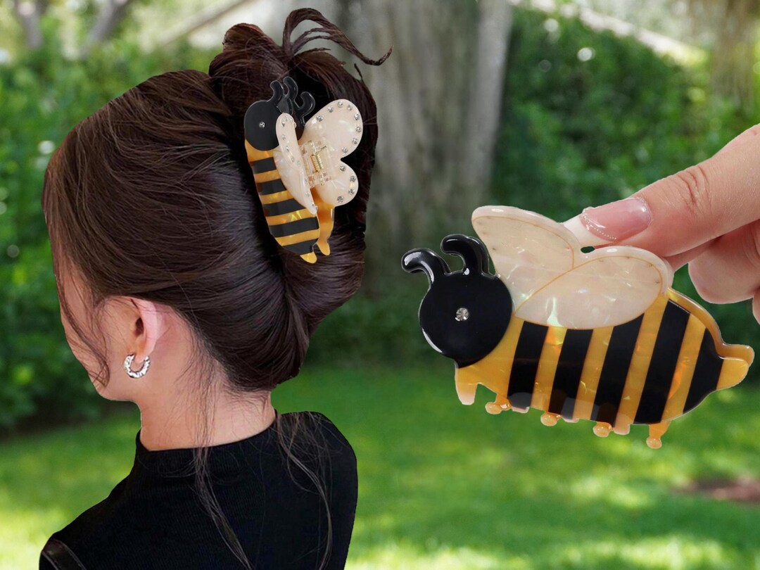 Bumble Bee Claw Clip Hair Claw Y2k Accessories Hair Clip - Etsy