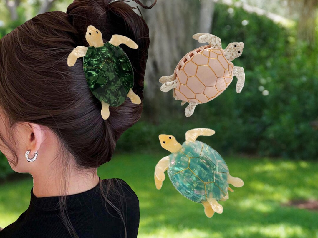 Sea Turtle Claw Clips Hair Claw Ocean Hair Clips Y2K Accessories - Etsy