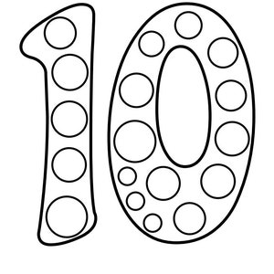 Numbers (1-100) Dot Marker Coloring Pages - Etsy