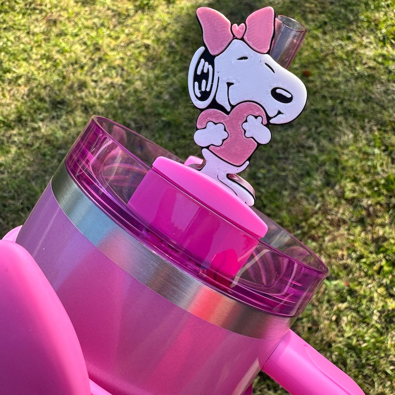 Pink Stanley Cup Snoopy - Etsy