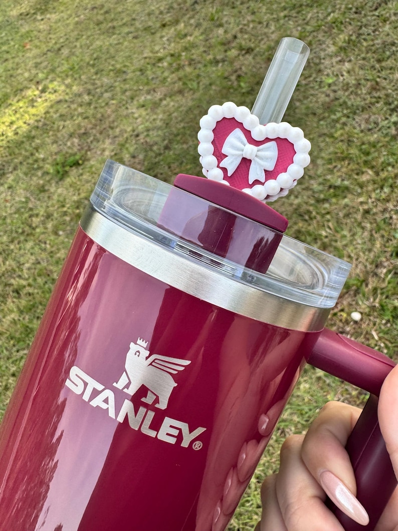 Red Velvet Stanley Straw Topper - 3D Printed - Etsy