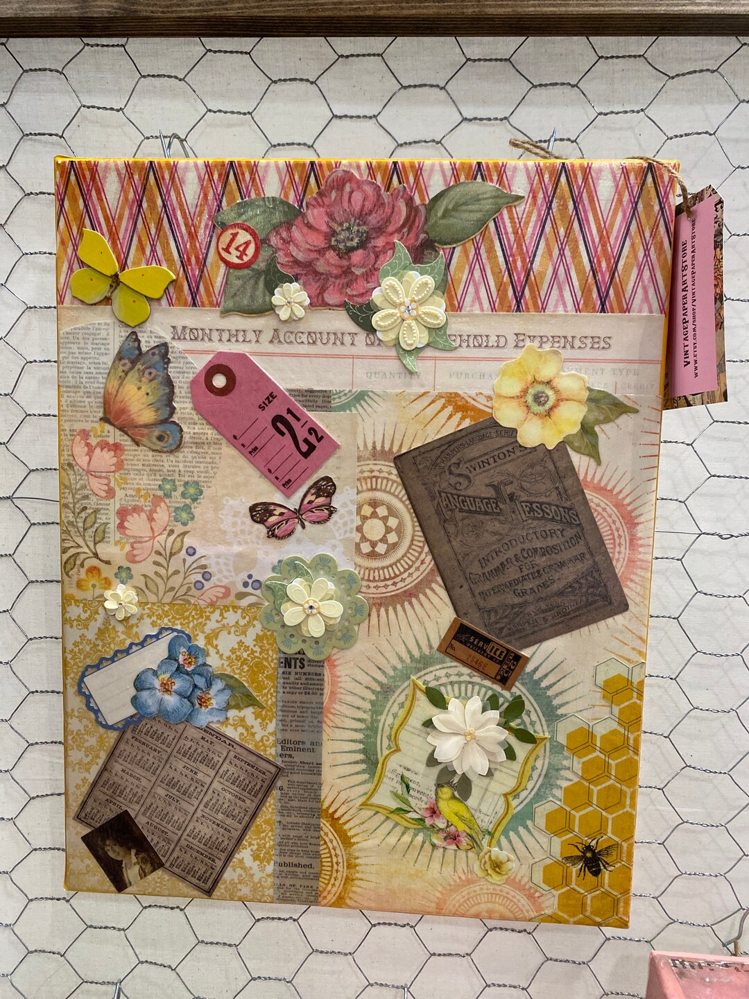 Pretty Floral College - Etsy