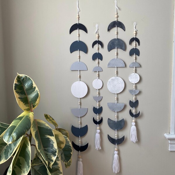 Moon Phase Wall Hanging - Etsy