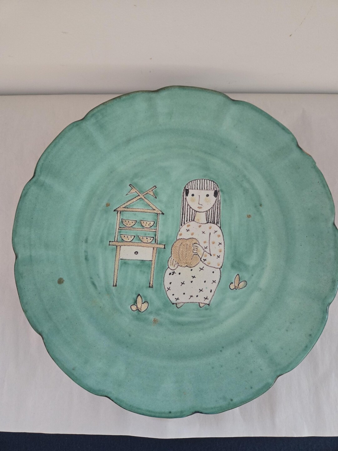 Italian VIETRI Pottery Plate Made in Italy 13 Plus Inches Ready to Use ...