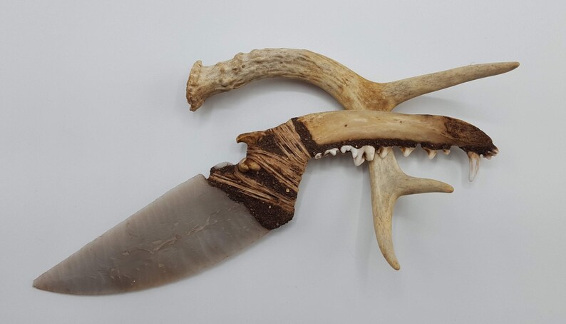 Native American Coyote Jaw Bone Knife - Etsy