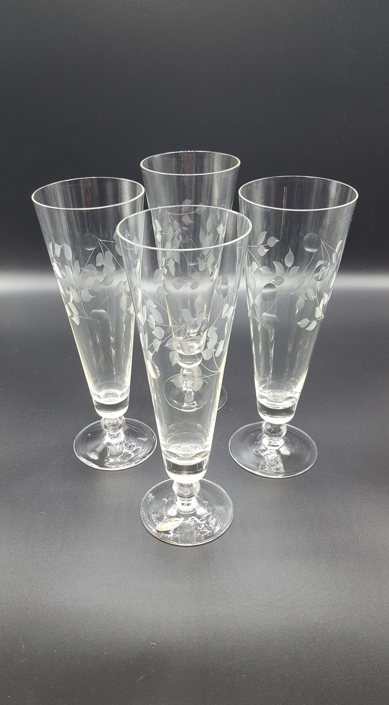 A Set of Four Tall Sundae Glasses - Etsy