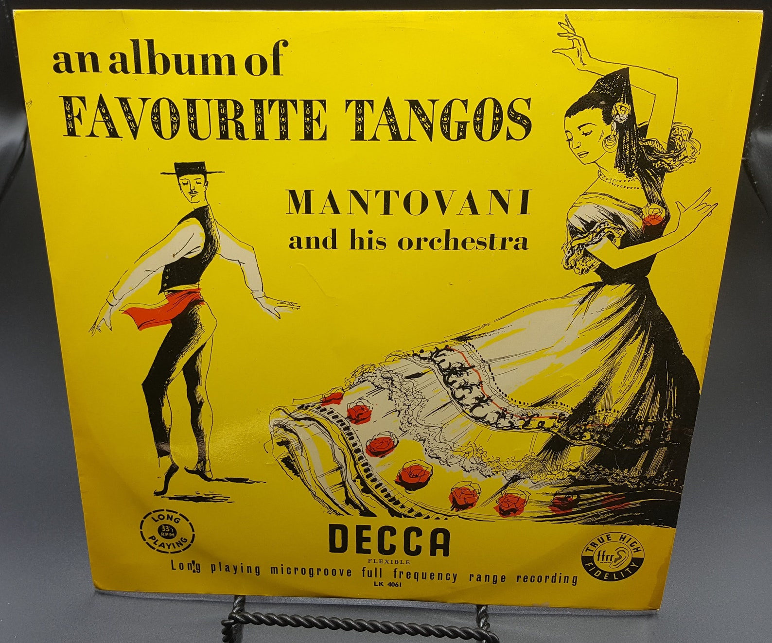 Mantovani and His Orchestra an Album of Favourite Tangos - Etsy