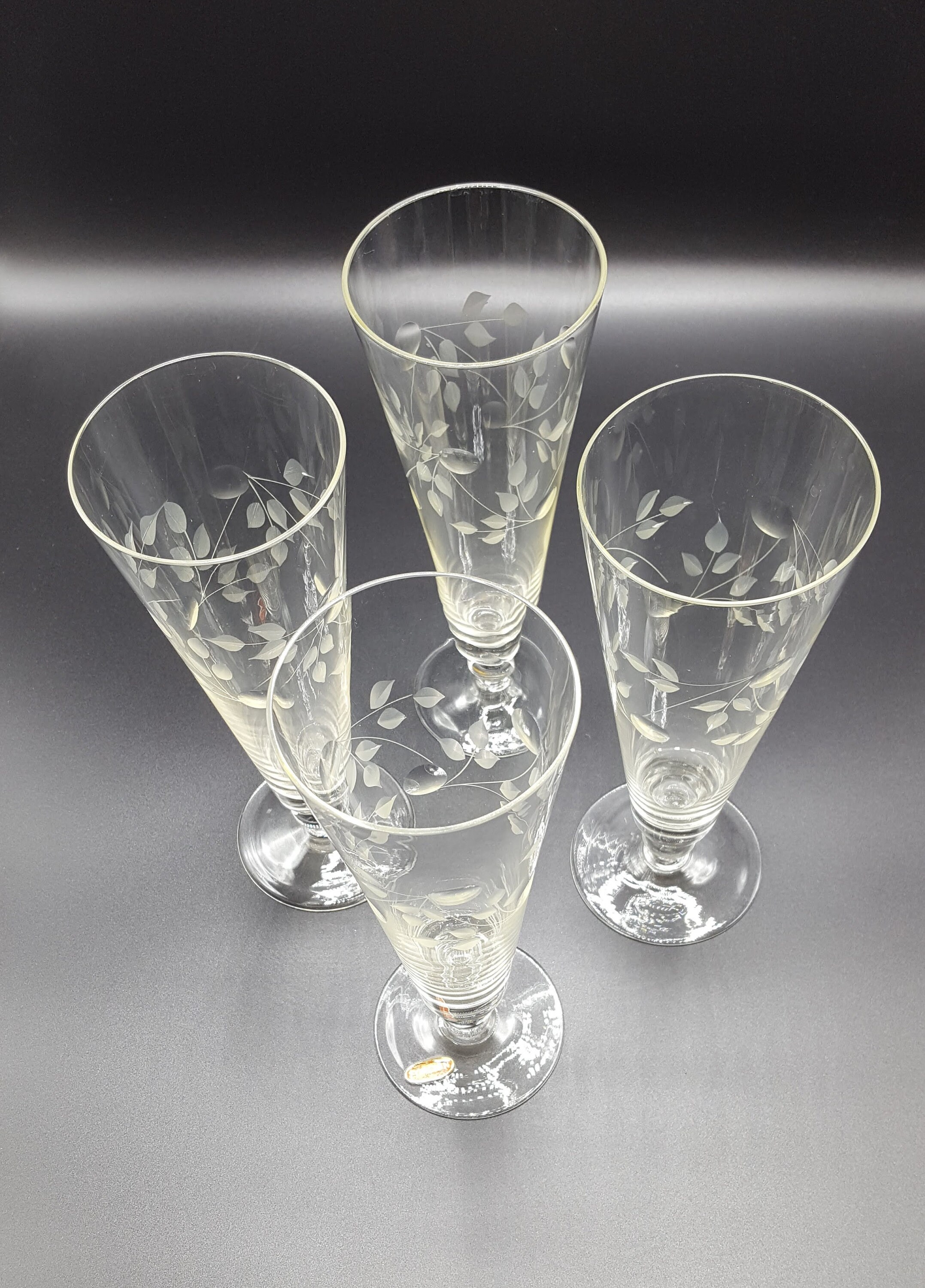A Set of Four Tall Sundae Glasses - Etsy