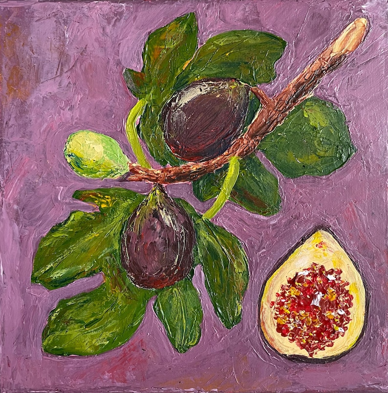 Original Acrylic Painting ‘figs’ - Etsy