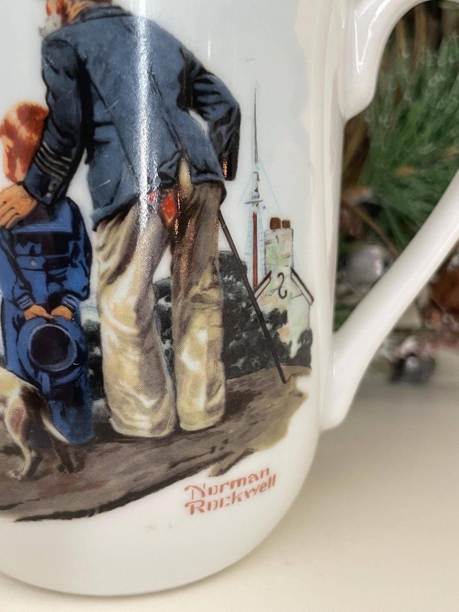 Norman Rockwell Looking Out to Sea Coffee Mug Collectible - Etsy