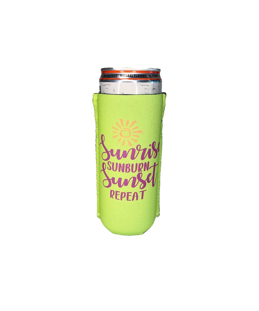 Sunrise, Sunburn, Sunset, Repeat Slim Can Cooler - Etsy