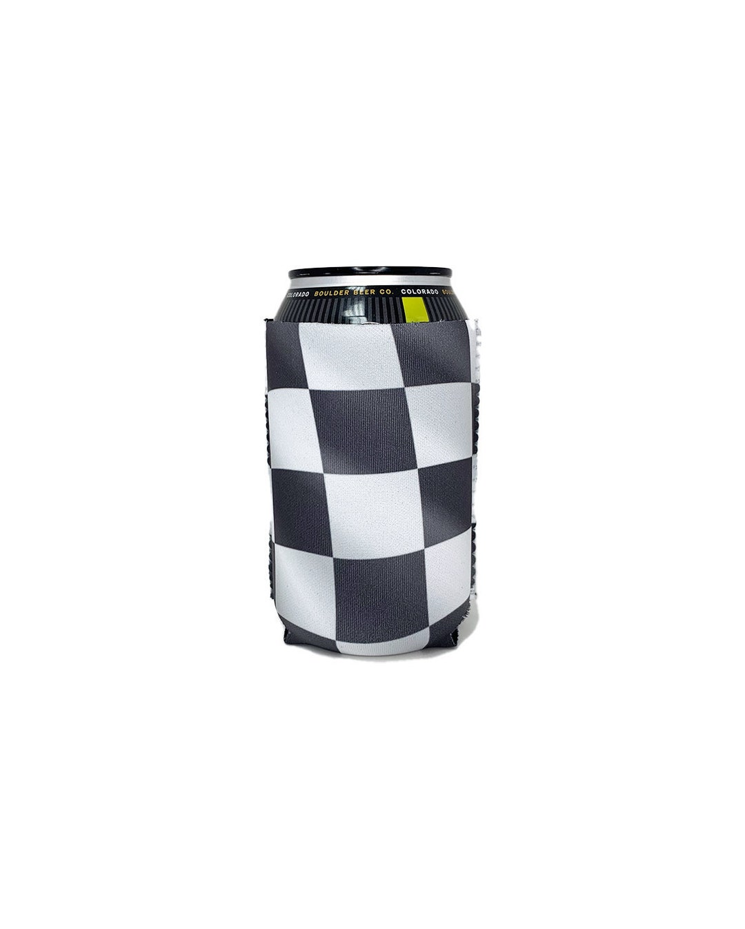 Racing Checkered Flag Neoprene Can Cooler - Etsy