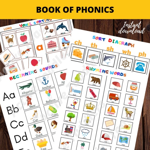 Beginning Sounds Matching Activity Preschool Sorting Game - Etsy