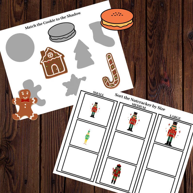 Toddler Christmas Busy Book Christmas Busy Binder Toddler - Etsy