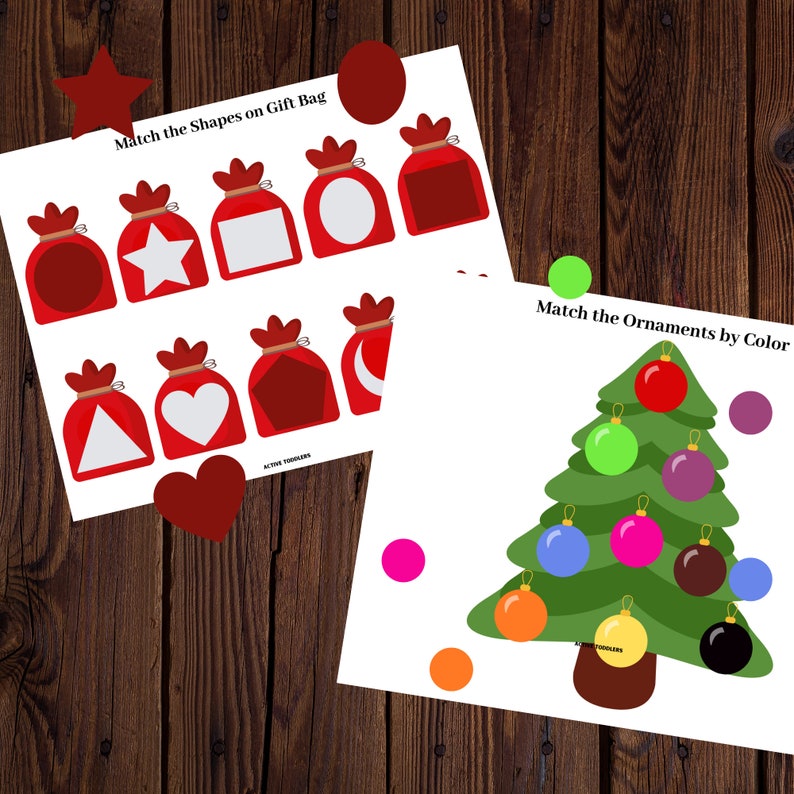 Toddler Christmas Busy Book Christmas Busy Binder Toddler - Etsy