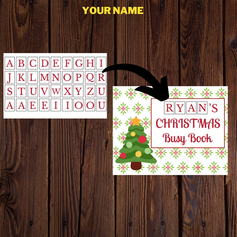 Toddler Christmas Busy Book Christmas Busy Binder Toddler - Etsy