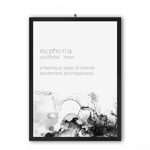 Euphoria Definition Poster ( Digital Download ) - Etsy