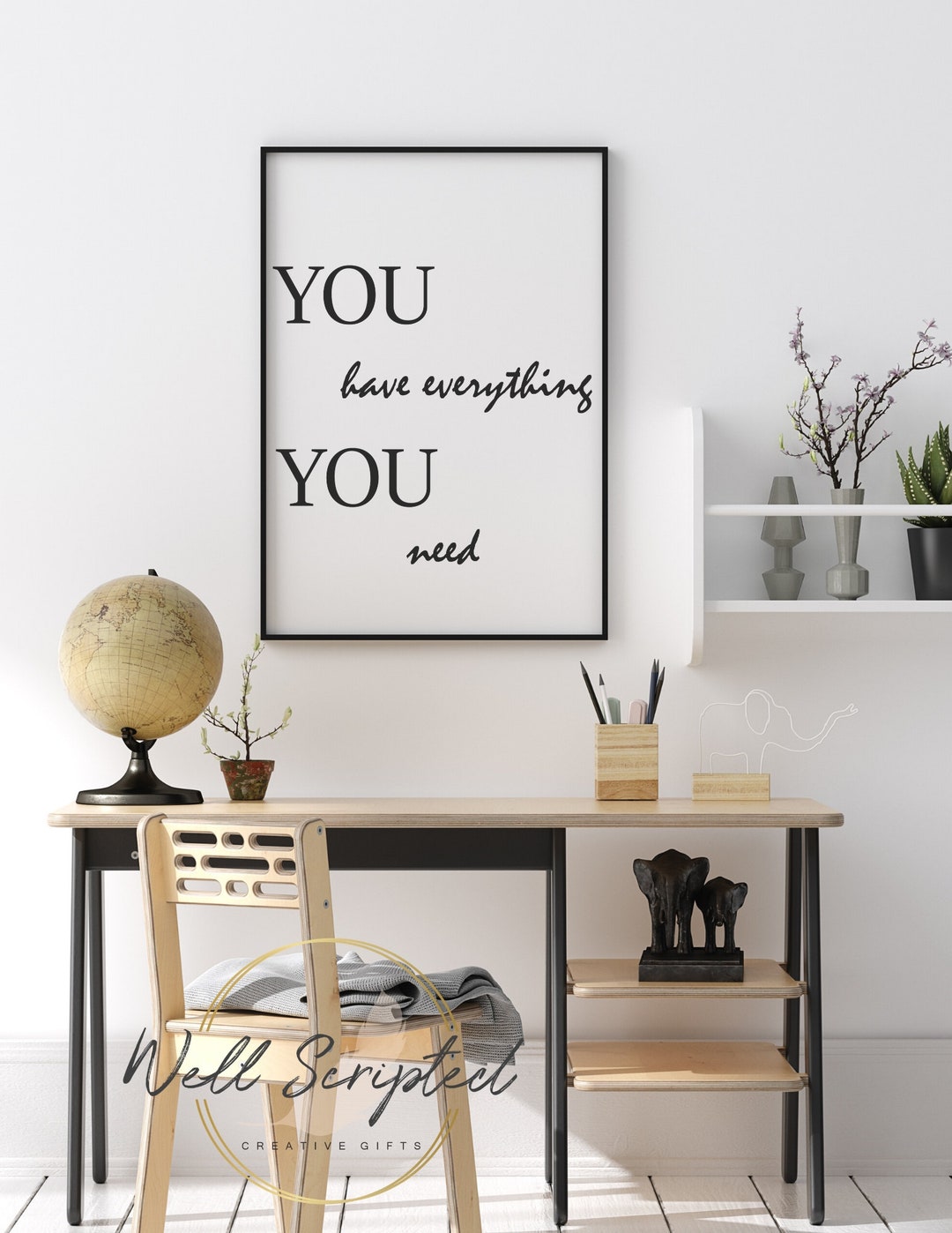 Motivational Wall Decor | Quote Printable Wall Art | You Have ...