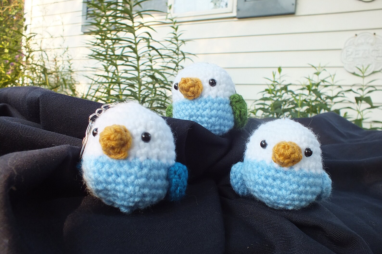 Crocheted Keychains - Crocheted Amigurumi Key Chain - Small Amigurumi ...