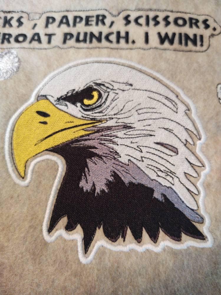 Embroidered Eagle hand-crafted patches appliques backed with | Etsy